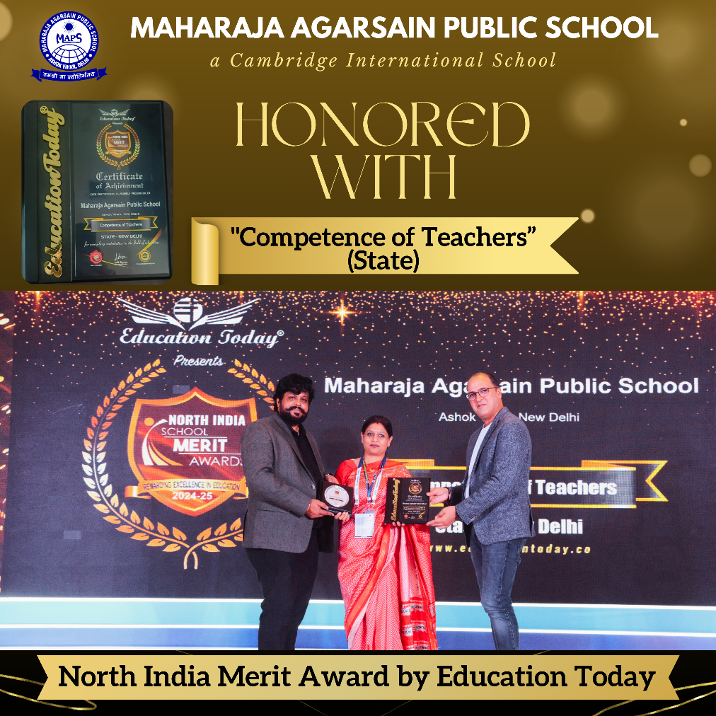 Awards to the School || Maharaja Agarsain Public School Ashok Vihar