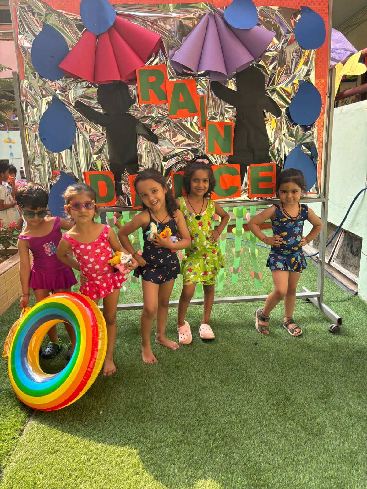 RAIN DANCE PARTY MONTESSORI || Maharaja Agarsain Public School Ashok Vihar